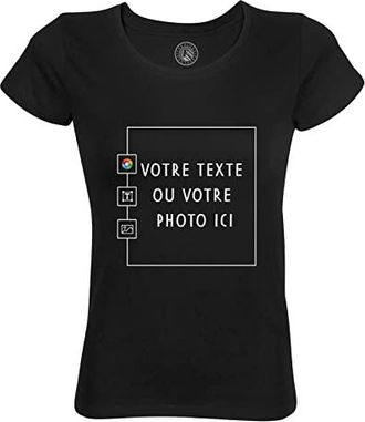 Fabulous T-Shirt Femme Col Rond Personnalisé Completement Personnalisable Texte Image Photo
