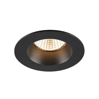 SLV NEW TRIA UNIVERSAL 68, Deckeneinbauleuchte, 2500/3000/4000K, 38°, IP 20 / IP 65, rund, schwarz