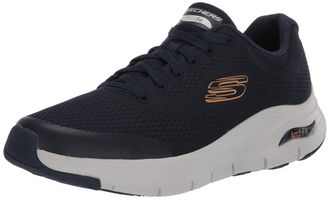 Skechers Herren Arch Fit Sneaker, Navy Textile Synthetic Trim, 40 EU