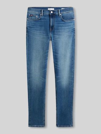 Tommy Hilfiger Slim Fit Jeans mit Logo-Patch