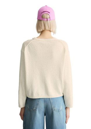 Marc O'Polo Denim Rundhalspullover regular fit aus Cotton Slub Garn
