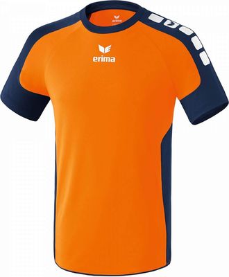 Erima Herren Valencia Trikot, Neon Orange/New Navy, S, 613610