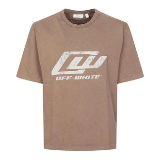 Off-white Homme, Tops, Brun, Taille: S Racing Skate T-Shirt