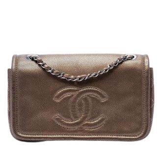 Chanel Pre-owned Vintage Umh&auml;ngetasche - - Pre-owned - Damen - Braun - ONE SIZE