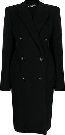 Stella McCartney Kurzer Mantel - Schwarz