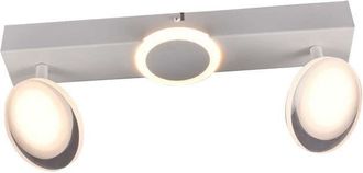 Brilliant Lampe, Meriza LED Spotbalken 2flg weiß, 2x LED integriert, 7W LED integriert, (900lm, 3000K), Köpfe schwenkbar