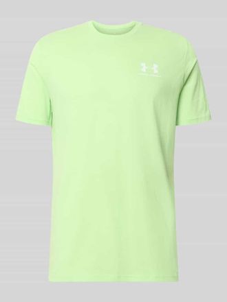 Under Armour T-Shirt mit Logo und Rundhalsausschnitt