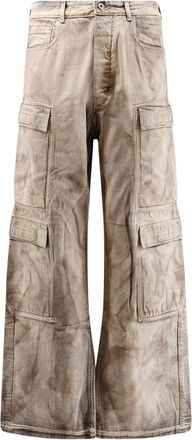 Rick Owens Homme, Jeans, Beige, Taille: W32 Double Cargo Jeans