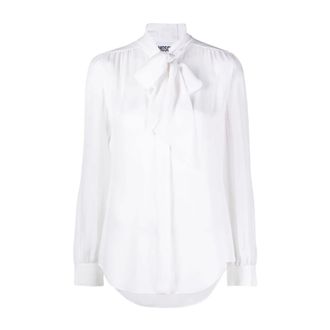 Moschino Damen, Blusen & Hemden, Wei&szlig;, LGr&ouml;&szlig;e