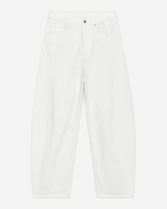 Arket BLOOM Barrel Jeans -Wei&szlig;