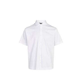 Strellson Chemise unie &agrave; manches courtes en coton