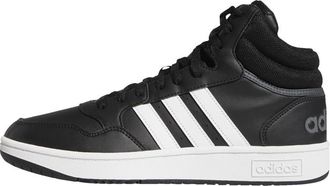 adidas Herren Hoops 3.0 Mid Lifestyle Basketball Classic Vintage Shoes, Core Black / Cloud White / Grey Six, 46 2/3 EU