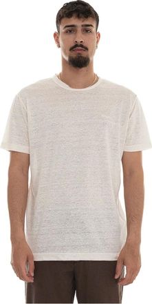 GANT Homme, Tops, Beige, Taille: 2XL T-shirt &agrave; manches courtes et col rond