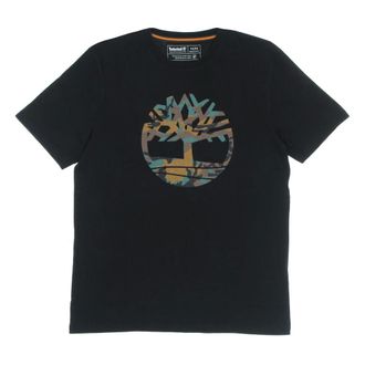 Timberland Camo Tree Tee - Homme - Tops - Noir - Taille: XL