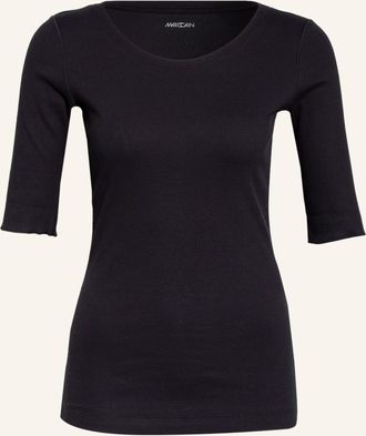 Marc Cain Feinripp-Shirt blau