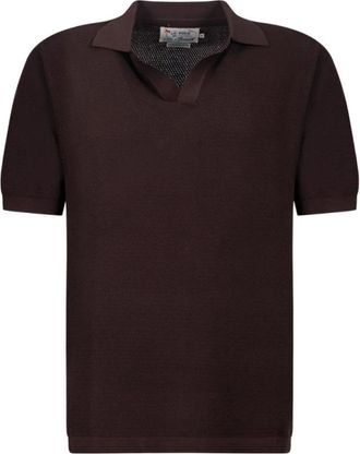 MC2 Saint Barth Homme, Tops, Brun, Taille: L Sloan Cotton Polo