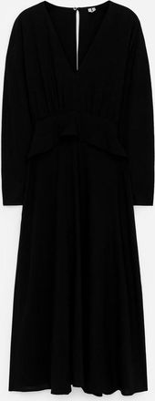 Arket Maxikleid Mit Bindeb&auml;ndern -Schwarz