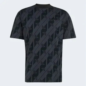 adidas Originals T-Shirt MONOGRAMM AOP mit Rundhalsausschnitt, ohne Verschluss, sportlicher Stil