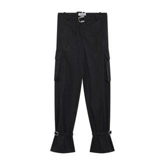 The Attico Long Pant - - Trousers - Damen - Schwarzk - S