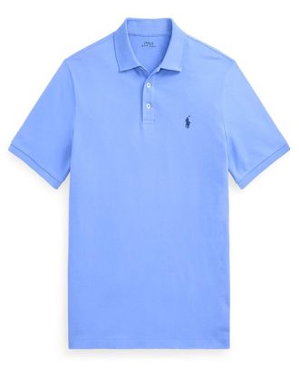 Ralph Lauren Piqu&eacute;-Poloshirt mit kleiner Pony-Stickerei, Custom Slim Fit in
