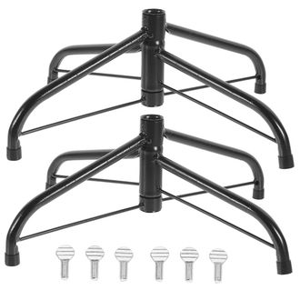 Valiclud 2st&uuml;cke Weihnachtsbaumst&auml;nder aus Stabiler Weihnachtsbaumhalterung f&uuml;r K&uuml;nstliche B&auml;ume Weihnachtsbaumgestell f&uuml;r Zuhause Weihnachtsbaumfu&szlig; Weihnachts