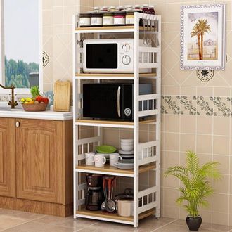 Generic K&uuml;chenregal, Mikrowellen Regal f&uuml;r Wohnzimmer, Schlafzimmer, Badezimmer, Waschk&uuml;che, Balkon, Hauswirtschaftsraum