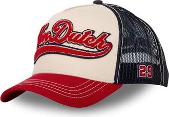 Von Dutch Casquette Homme & Femme Baseball, Casquette Trucker Ajustable avec Snapback, Beige Taille TU