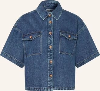 Ichi Jeansbluse Ihkamina blau