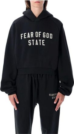Fear of God Damen, Sweatshirts & Hoodies, Schwarzk, LGr&ouml;&szlig;e