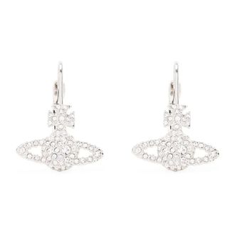 Vivienne Westwood Grace Bas Relief Earrings - Femme - Accessoires - Gris - Taille: ONE Size