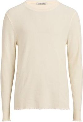 Our Legacy Tee-shirt col rond en coton m&eacute;lang&eacute;