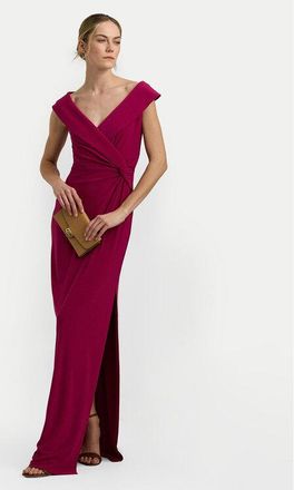 Lauren Ralph Lauren Abendkleid 253863940017 Rosa Slim Fit