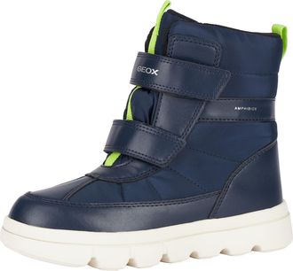 Geox Junior Boy J WILLABOOM BOY B AB ANKLE BOOTS NAVY/LIME 28_EU