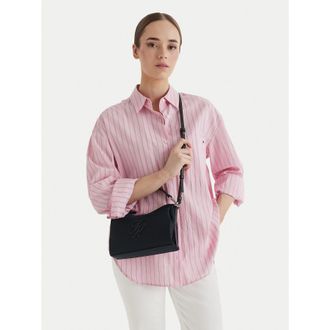 Tommy Hilfiger Handtasche Tommy Hilfiger Th Elevated Nylon Mini Crossover AW0AW18623 Schwarz