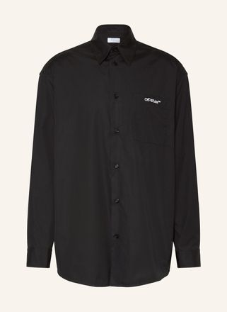 Off-white Hemd Comfort Fit schwarz