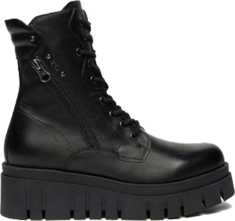 Nero Giardini I514910D Biker-Boots Für Damen Aus Leder - Schwarz 35 EU