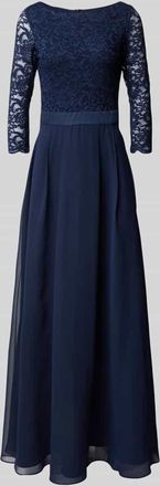 Swing Abendkleid mit Ausbrenner-Effekt