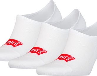 Levi's hohe Socken mit Batwing Logo aus recycelter Baumwolle - 1 Packung mit 3 Paaren - Herren - Wei&szlig; / Wei&szlig;