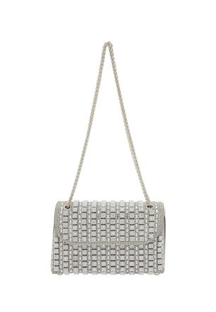 Faina Klappentasche Klappentasche Frauen Silber