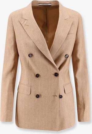 Tagliatore Parigi linen and viscose blazer - TAGLIATORE - gender_Woman