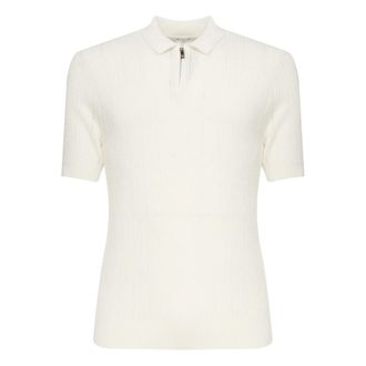 Eleventy Homme, Tops, Beige, Taille: S Polo Zipp&eacute;