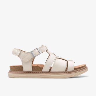 Clarks Arwell Sonnencreme Leder Sandalen
