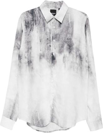 Patrizia Pepe Homme, Chemises, Multicolore, Taille: XL Chemise en twill de viscose jacquard