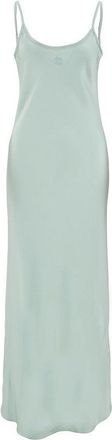 Miu Miu Satin long slip dress Woman 40