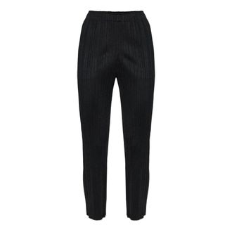 Issey Miyake Plissee-Hose - - Trousers - Damen - Schwarzk - S