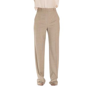 Max Mara Femme, Pantalons, Beige, Taille: 42 FR Pantalon Lambro