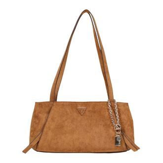 Guess Femme, Sacs, Brun, Taille: ONE Size Coleen Logo Small SA Tote