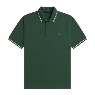 Fred Perry M12 Polo - - Tops - Herren - Gr&uuml;n - S