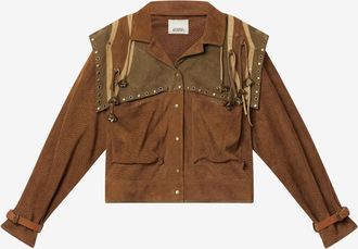 Isabel Marant Veste En Cuir Kayae - Femme - Bronze - Taille 34 - Isabel Marant