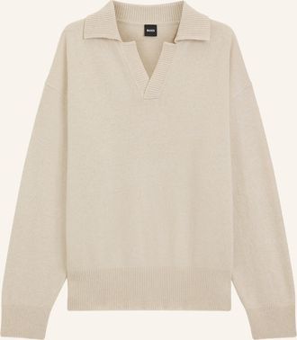 HUGO BOSS Pullover C-Ucari Regular Fit weiss